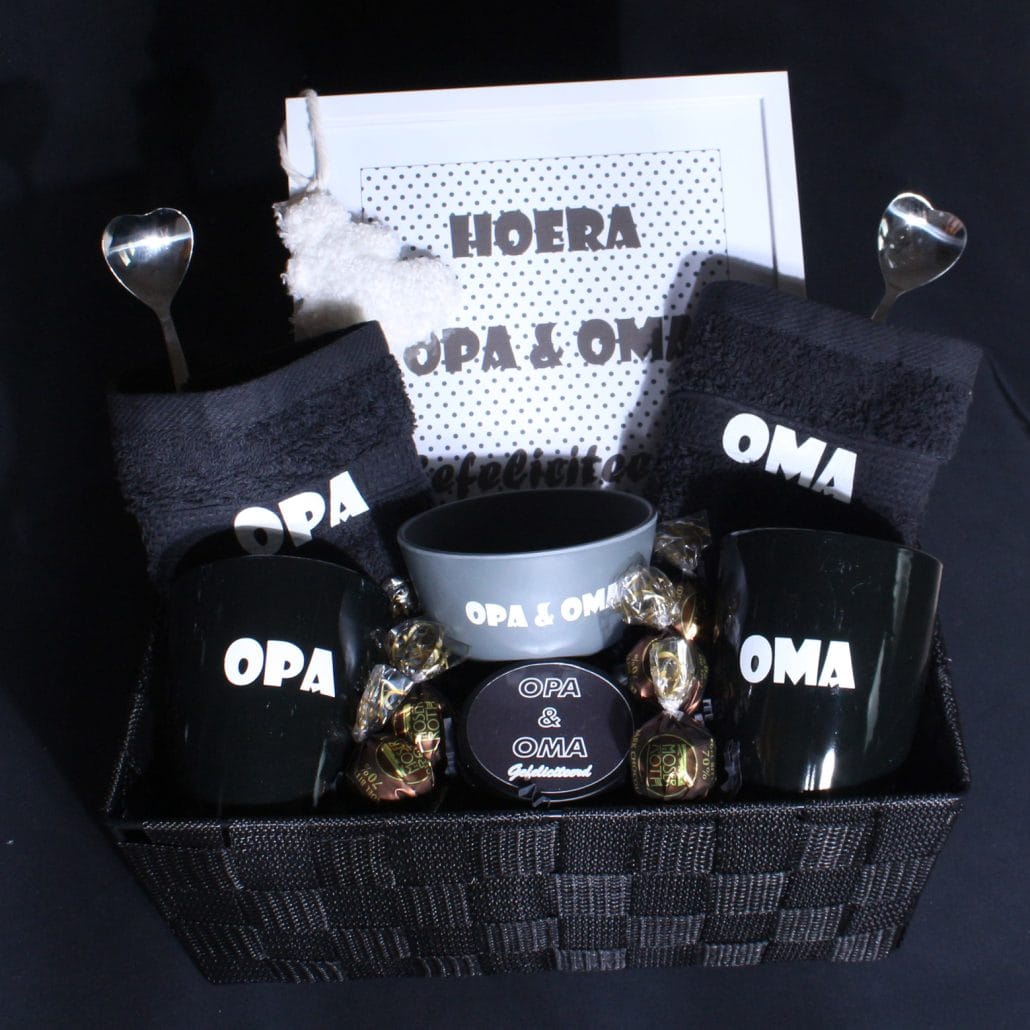 Cadeau voor Oma en Opa - Hoera Opa en Oma